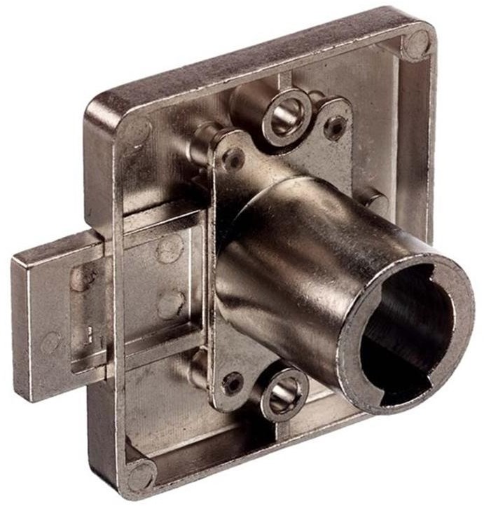 MEUBELSLOT OPSCHROEF RS HEKNA CE zamak vernikkeld*type 201*Hekna-V ...